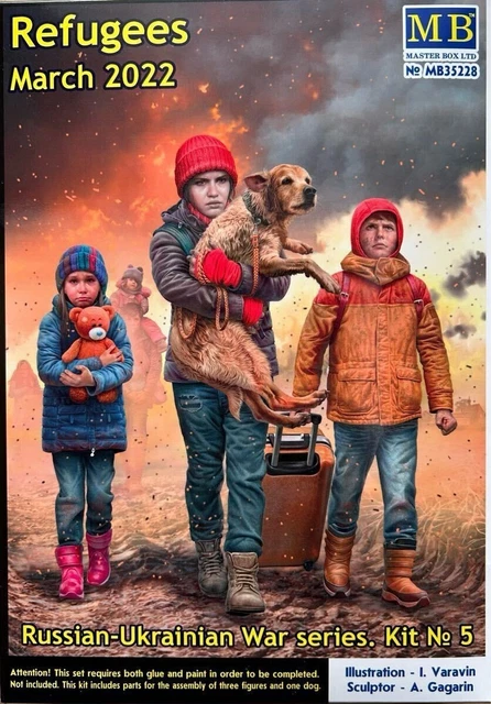 MASTERBOX MASSSTAB 1:35 Russland Ukraine Serie 5 3 Ukrainische Flüchtlinge 1... EUR 62,49 ...