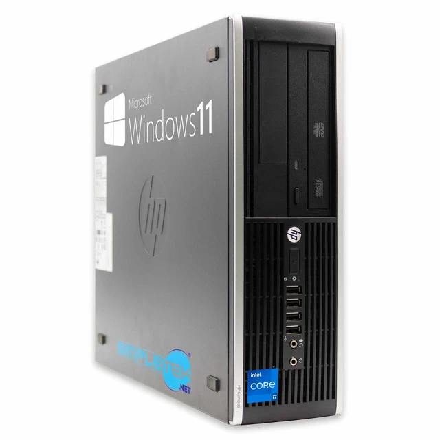 HP 6300 SFF I7 Windows 11 Pro 8Gb 120Gb Fixe Pc De Bureau Rs232 Série ...