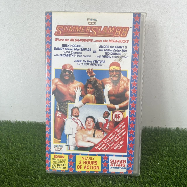 WWF WWE - Summerslam '88 1988 Rare UK VHS Hulk Hogan Macho Man £6.99 - PicClick UK