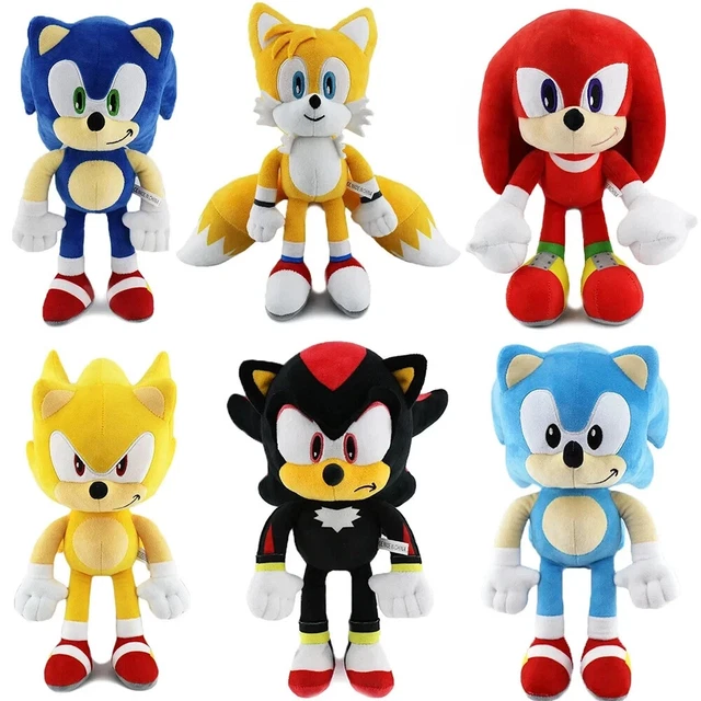 SONIC THE HEDGEHOG Plush Tails Knuckles Shadow 12" Stuffed Plush Toys £ ...