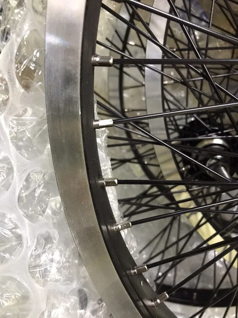 20&X1.7 5 REAR BMX Wheel Weinmann AS7X Rim With Quando Hub 14mm Axle ...