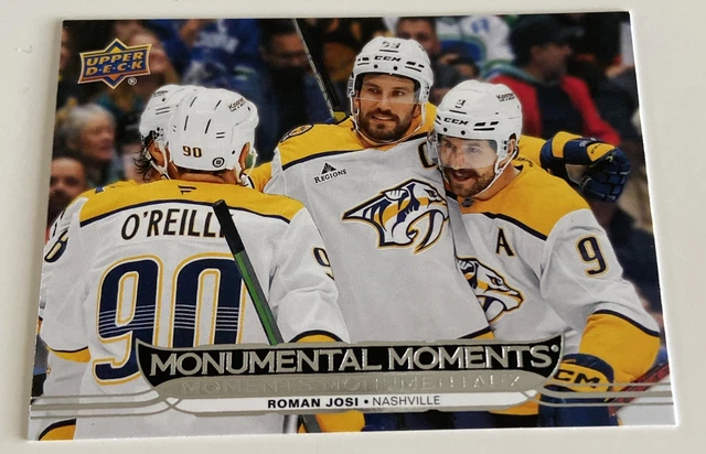 NHL CARD-ROMAN JOSI-MONUMENTAL Moments-Tim Hortons 2025-26-Predators ...