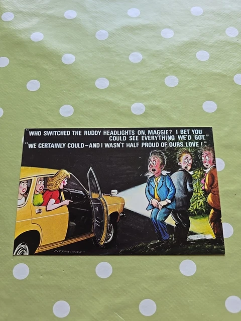 VINTAGE SAUCY SEASIDE Comic Postcard Bamforth Black Triangle No 215 ...