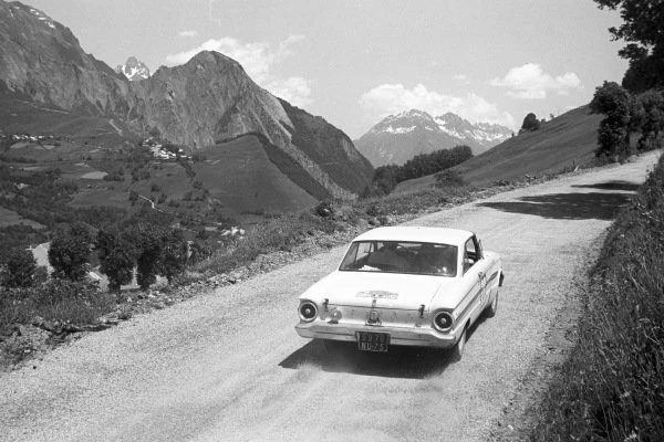 FORD FALCON 1963 Rally Car Motor Racing Old Photo $10.00 - PicClick AU