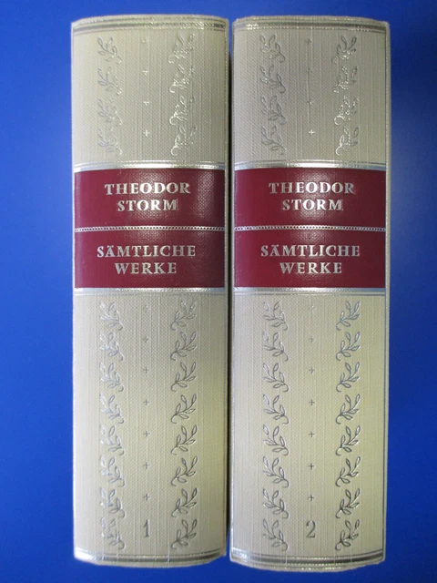 THEODOR STORM: SÄMTLICHE Werke, 2 Bände, Vollmer Verlag, Hg. Christian ...