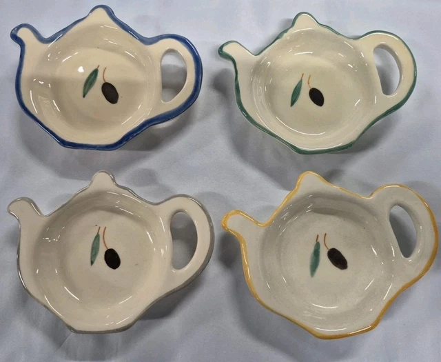 STUDIO POOLE POTTERY Fresco Teabag Tidy 5 Inch Offers Invited Always 5 ...