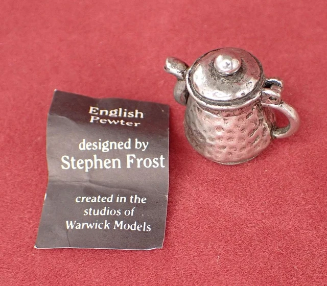 STEPHEN FROST PEWTER Teapot Thimble Warwick Models £11.07 - PicClick UK