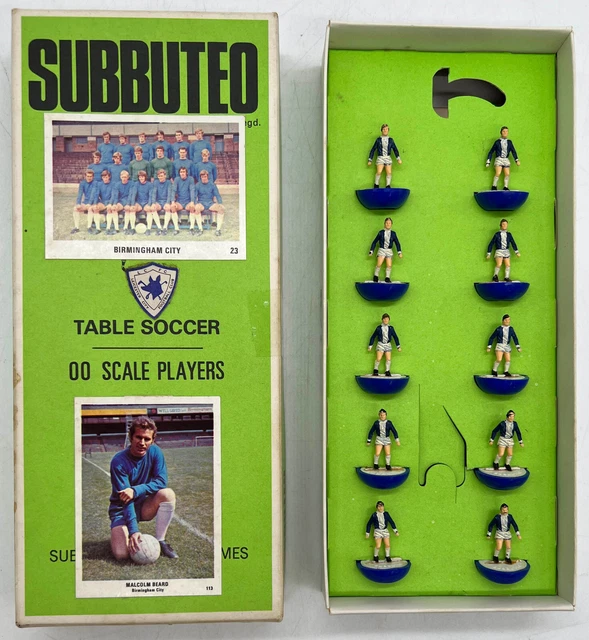 VINTAGE BOXED SUBBUTEO Football Team - No Goalkeeper Birmingham City ...