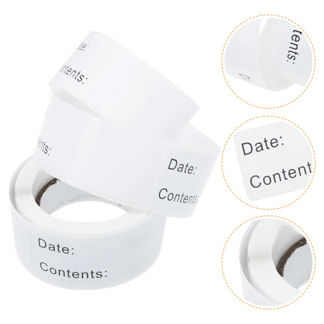 6 ROLLS DATE Label Adhesive Labels Breast Milk Bottle Mother £12.89 ...