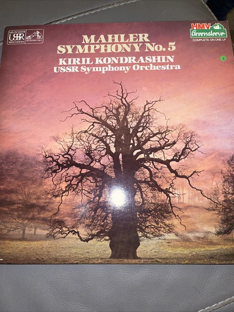 MAHLER -SYMPHONY NO. 5 In C Sharp USSR Symphony Orchestra Kiril Kondrashin - LP £5.49 - PicClick UK