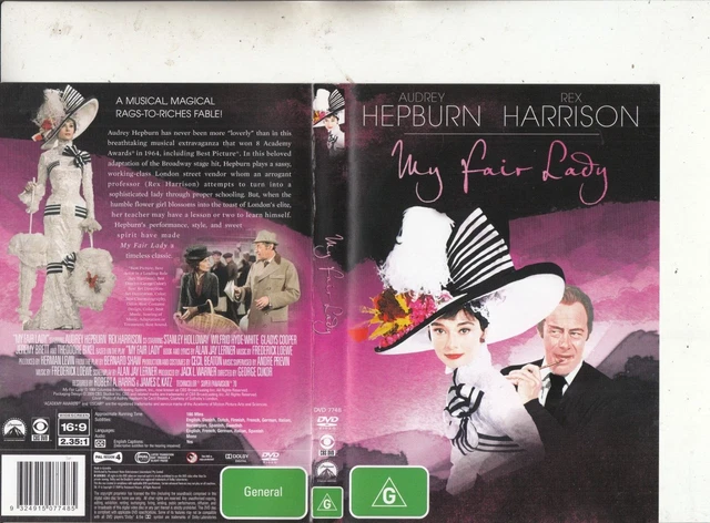 MY FAIR LADY-1964-[AUDREY Hepburn]-Paramount Pictures-Movie PP-DVD $24. ...