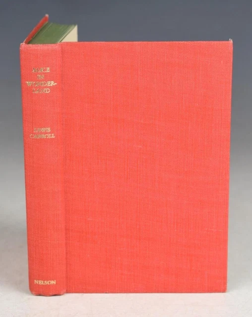 LEWIS CARROLL ALICE'S Adventures in Wonderland NELSON With WRAPPER ...