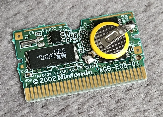 POKÉMON VERSIONE ZAFFIRO Nintendo Gameboy Advance Scheda PCB Originale ...