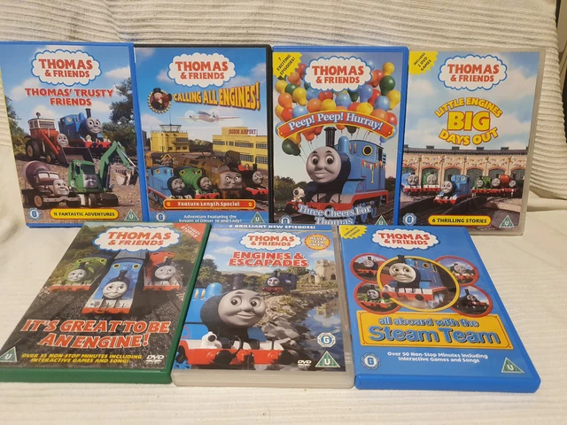 THOMAS THE TANK Engine & Friends 7 DVD bundle £17.99 - PicClick UK