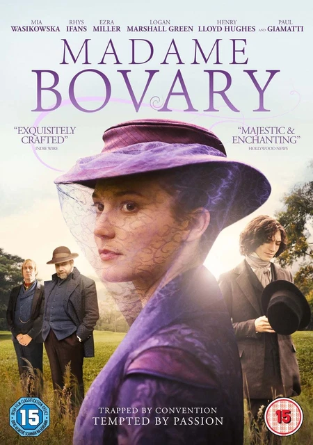 MADAME BOVARY (DVD) Ezra Miller Paul Giamatti Mia Wasikowska Rhys Ifans ...