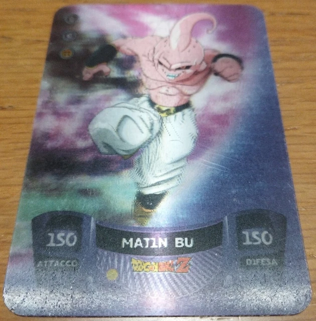 DRAGON BALL Z Lamincards Majin Bu card nr. 67 3D Moving card prism Holo ...