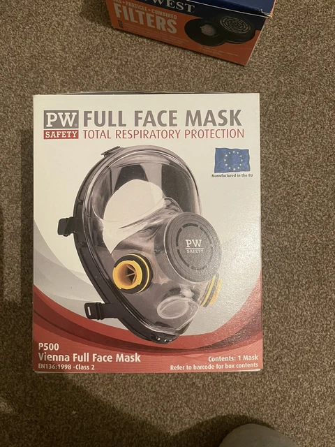 PORTWEST VIENNA FULL Face Mask Respiratory Bayonet Brand New Safety ... PORTWEST VIENNA FULL Face Mask Respiratory Bayonet Brand New Safety ...