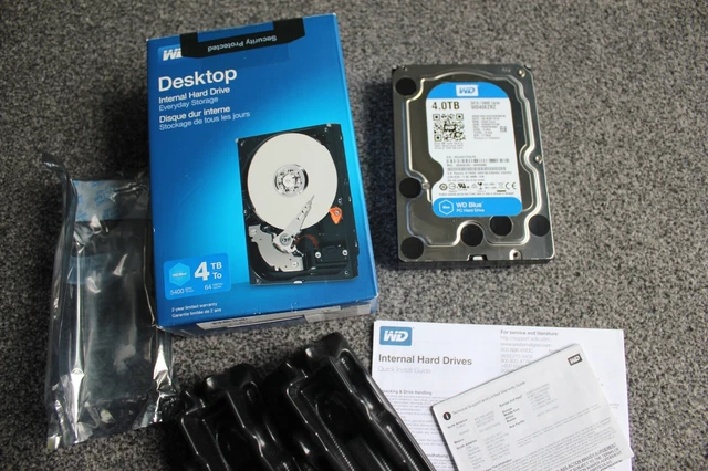 USED WESTERN DIGITAL Blue WD40EZRZ 4TB 3.5" Hard Disk Drive - WD HDD Formatted £60.00 - PicClick UK