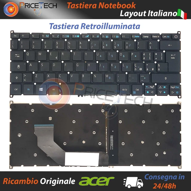 TASTIERA ITALIANA NOTEBOOK ACER SB3P_A52BWL NKI131S02F OKN1-202IT11 ...