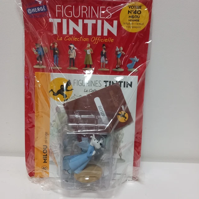 FIGURINE TINTIN - La Collection Officielle - Milou Mi Ange - N° 40 EUR ...