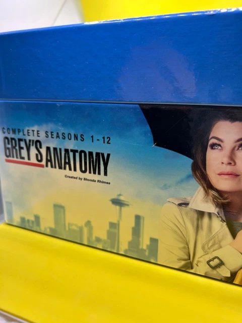 GREY'S ANATOMY COMPLETE Seasons 1-12 Box Set DVD / 188 hours 70 discs ...