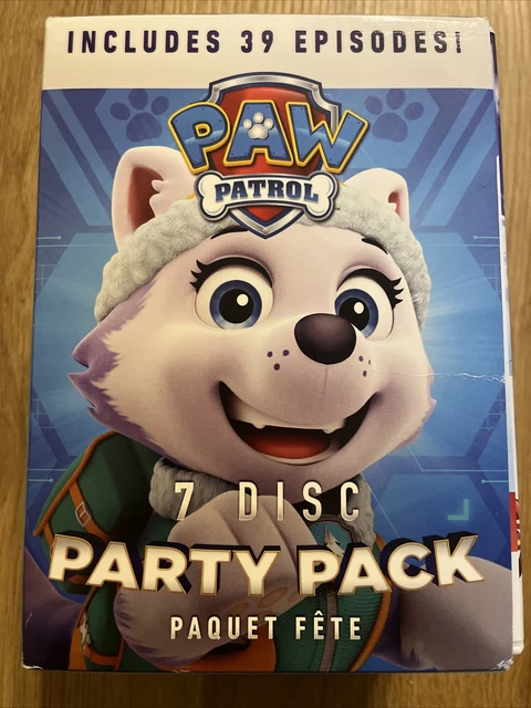 PAW PATROL 7 Disc Party Pack DVD Box Set Children TV Show Puppy ...
