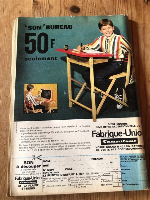 TÉLÉ 7 JOURS numéro 389 Spécial salon TV COULEURS Marcel Amont 1967 EUR ...