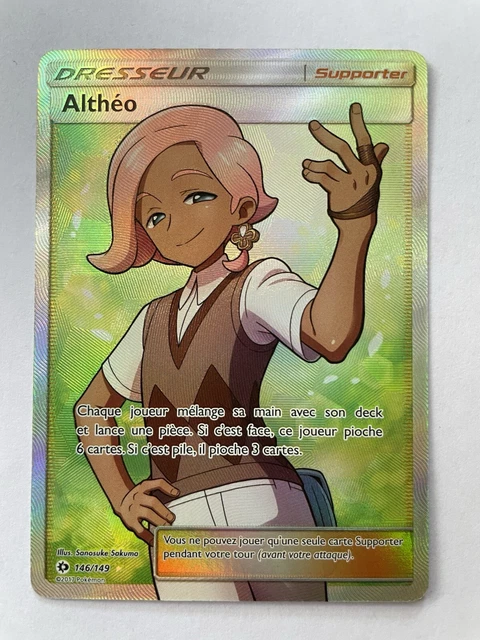 CARTE POKÉMON ALTHEO FULL ART 146/149 Soleil et Lune FR Neuf EUR 29,90 ...