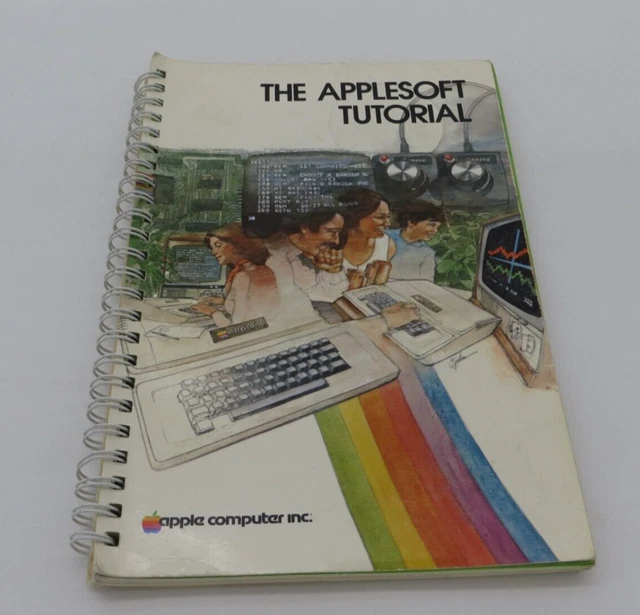 THE APPLESOFT TUTORIAL Vintage 1979 Computer Book Manual A2L008 $9.99 ...