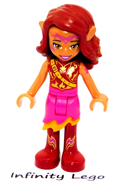 LEGO ELVES AZARI Fire Dancer Minifig Tree Bat Attack The Fire Lion ...