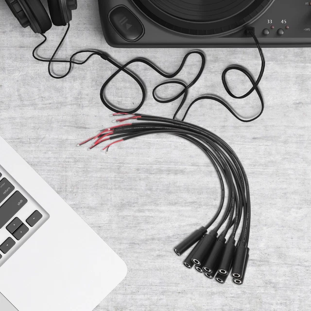 30 PCS 3.5MM Audio Cable Open End Female Plug To Bare Wire Mono Jack ...