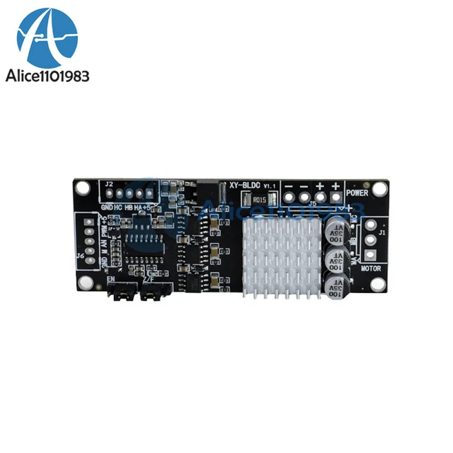 BLDC 3-PHASE BRUSHLESS DC with Hall Motor Control Motor Drive Board ...
