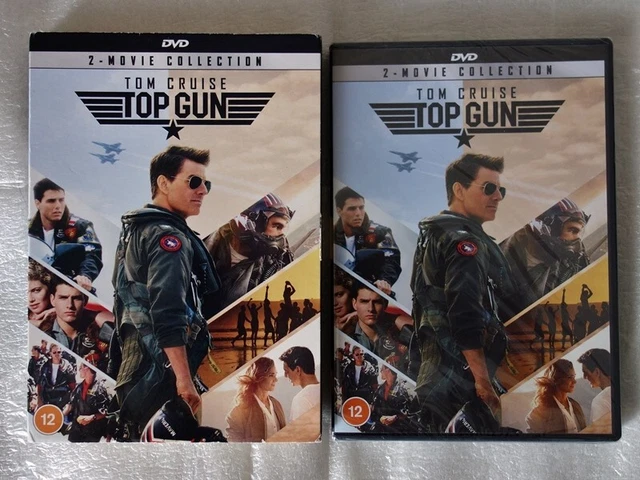 TOP GUN/TOP GUN: Maverick 2-Movie Collection DVD New Sealed Tom Cruise ...