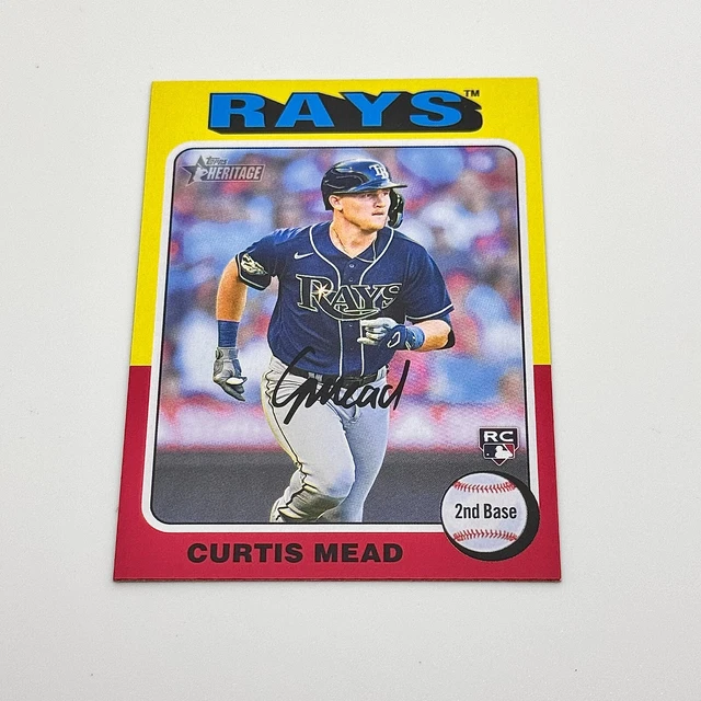 CARTA CURTIS MEAD Rookie SP #176 Mini 2024 Topps Heritage - Tampa Bay Rays (RC) EUR 0,91 ...