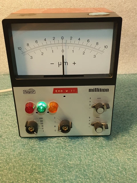 MAHR FEINPRÜFGERÄT MILLITRON 1222 IC Messgerät Prüfgerät Analog ...