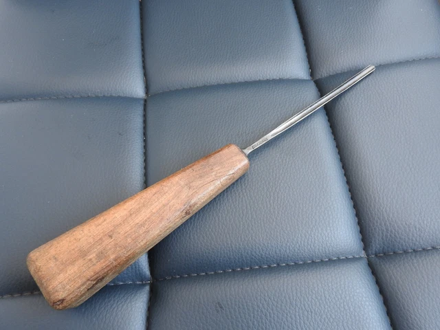 ANCIENNE GOUGE CREUSE ciseaux à bois sculpteur bédane outil COULAUX ...