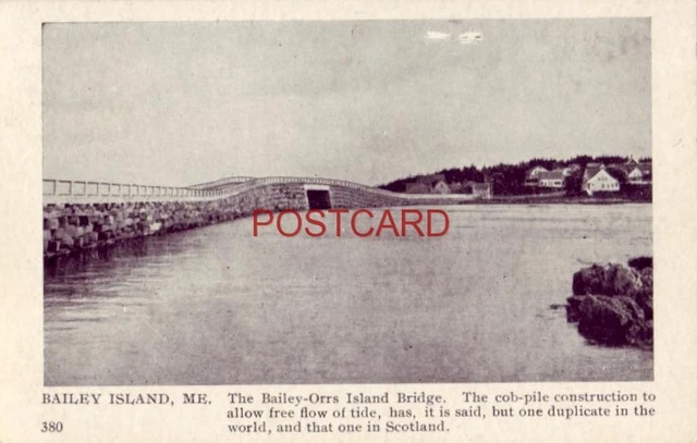THE BAILEY - ORRS ISLAND BRIDGE cob-pile construction £7.07 - PicClick UK