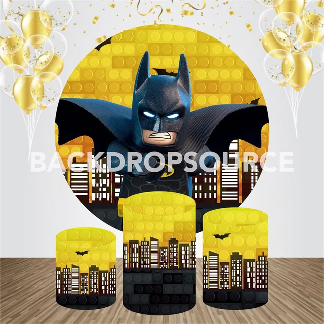 BATMAN THEMED EVENT Party Round Backdrop Kit $37.88 - PicClick AU
