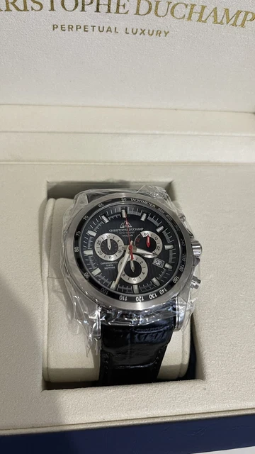 CHRISTOPHE DUCHAMP VOLCAN Swiss Movt Sapphire Crystal Glass New, Never ...