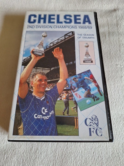 VHS VIDEO CHELSEA Football Club CFC 2nd Division Champions 1988/89 £6. ...