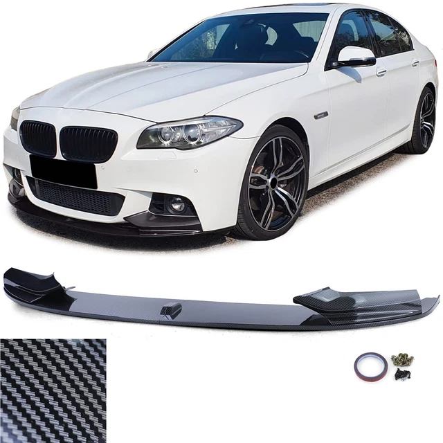 FRONT SPOILER LIPPE Performance Carbon Look passend für BMW 5er F10 F11 ...