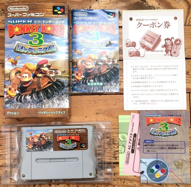 DONKEY KONG COUNTRY 3 Complet Super Nintendo Famicom Snes Sfc Japan Cib Ovp Iii EUR 30,50 ...