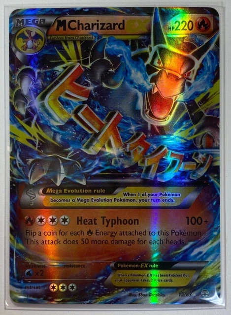 MA6 2016 POKEMON JCG Mega-Charizard-EX Generations 12/83 Rare Holo Art ...