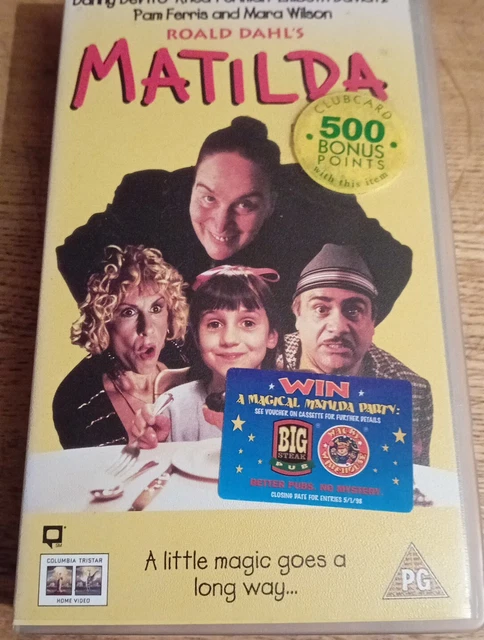 ROALD DAHL'S 'MATILDA' 1996 VHS Video Tape Excellent Condition ...