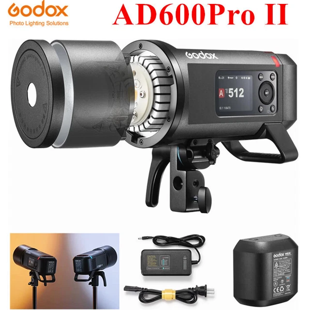 GODOX AD600 PRO AD600Pro II 600Ws TTL HSS Outdoor Flash 40W Bi-Color ...