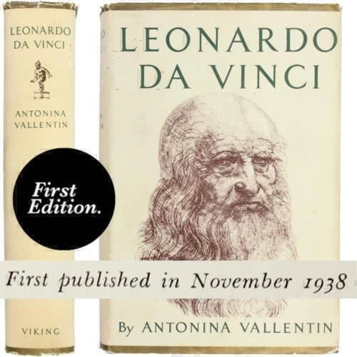 LEONARDO DA VINCI 1938 First Edition Biography Art History Genius ...