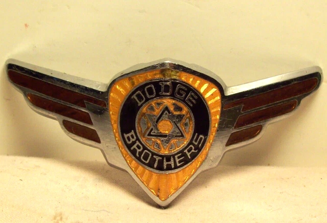 1936~DODGE BROTHERS TRUCK~RADIATOR Badge Emblem~Original Fox Company ...