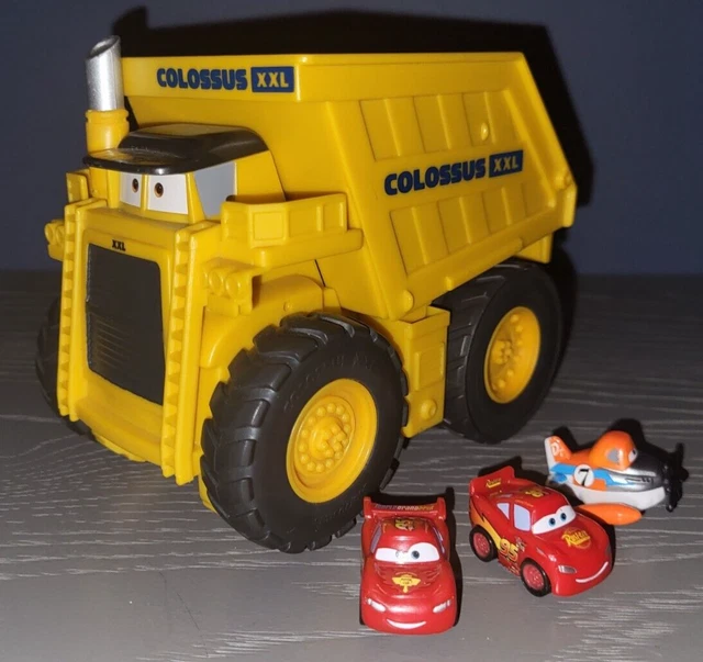 MATTEL DISNEY PIXAR Cars Colossus XXL Dump Truck Micro Drifters Mini ...