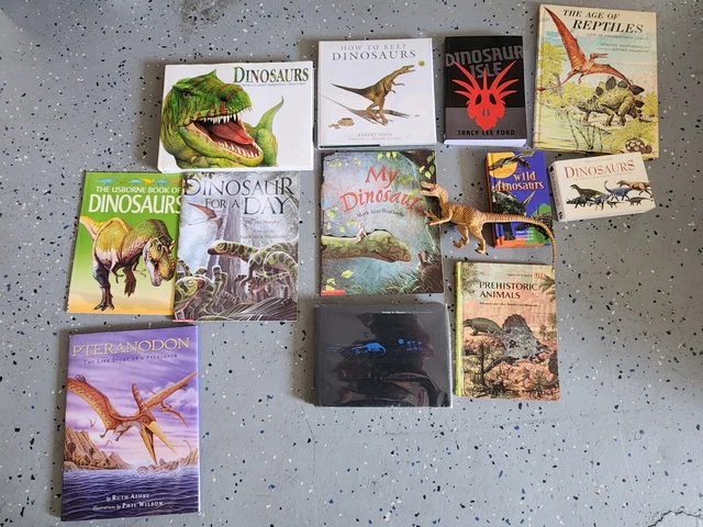 LARGE LOT 12 Collection of Dinosaur books Prehistoric Story Books ...