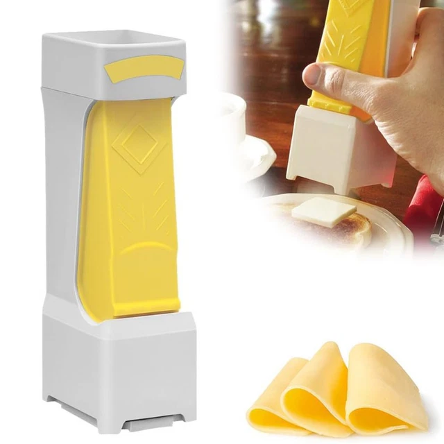 PLASTIC BUTTER SLICER Cutter Durable Cheese Grater Dispenser Home ...